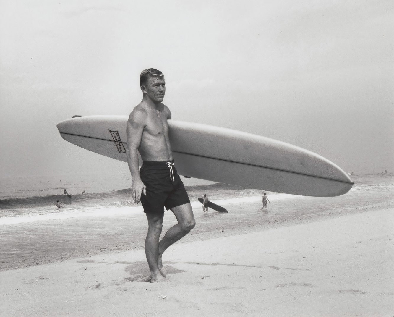 VINTAGE SURFING Photo Digital Download Printable Art Black - Etsy