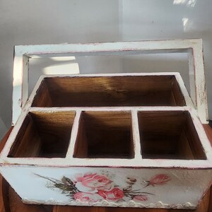 Decoupage Box - Vintage Decoration - Table Top - Farmhouse Decor ...