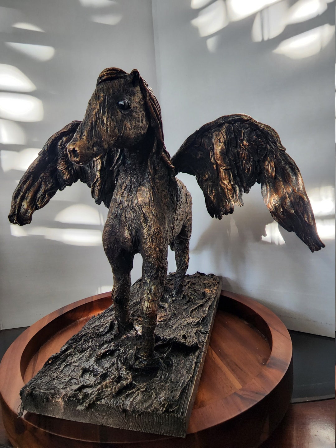 Pegasus - Mixed Media Art - Powertex - Sculpture - Figurine - Home ...