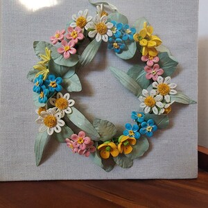 Quilling Art - Spring Wearth Ll - Wall Art - Paper Art - Wall Decor ...