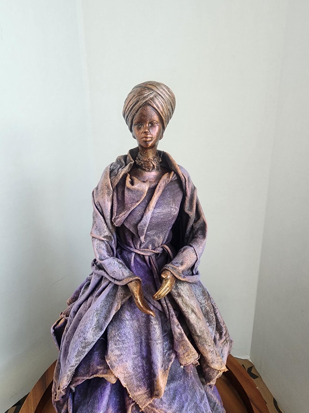 Mixed Media Art - Powertex - Lady - Figurine - Sculpture - Christmas ...