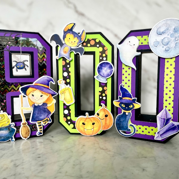 Boo Letters - Etsy