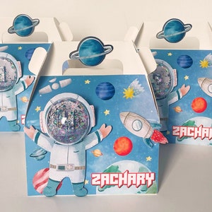 Astronaut Gable Favor Boxes – Set of 6 – 6.2"x3.5"x3.5" – Empty Space ...