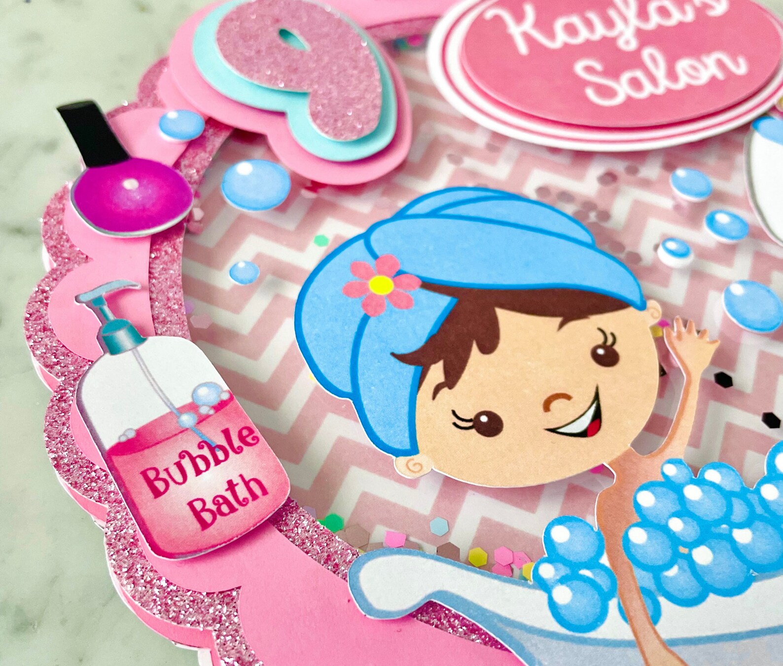 Personalized Spa Cake Topper Spa Party Cake Topper Spa - Etsy