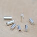 2mmx5mm Steling Silver Tube Connector, Silver Jewelry Components, Small ...
