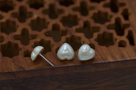 Ivory Heart Push Pins Wedding Push Pins Thumbtacks Pins - Etsy