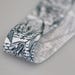 Grey Flower Tulip Printed Ribbon 3.5cmx10m, Fall Decorative Ribbon ...