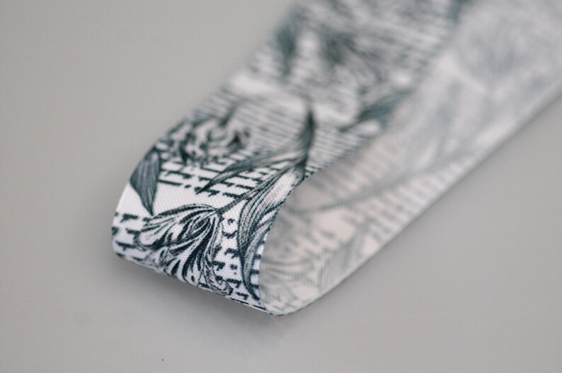 Grey Flower Tulip Printed Ribbon 3.5cmx10m, Fall Decorative Ribbon ...