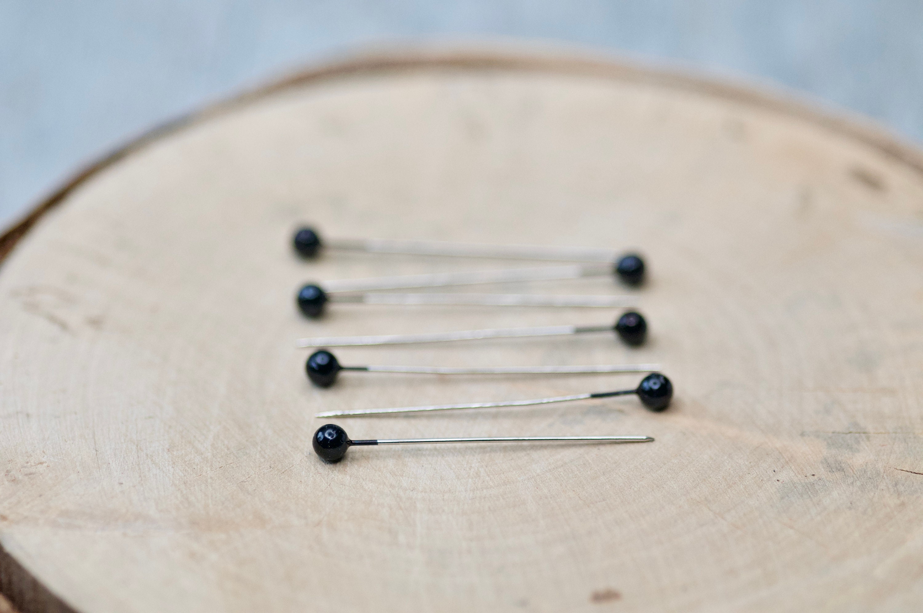 4cm Black Ball Point Pins Craft Pins Quilting Pins Craft | Etsy