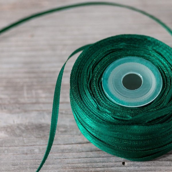 Wedding Ribbon Emerald Green - Etsy