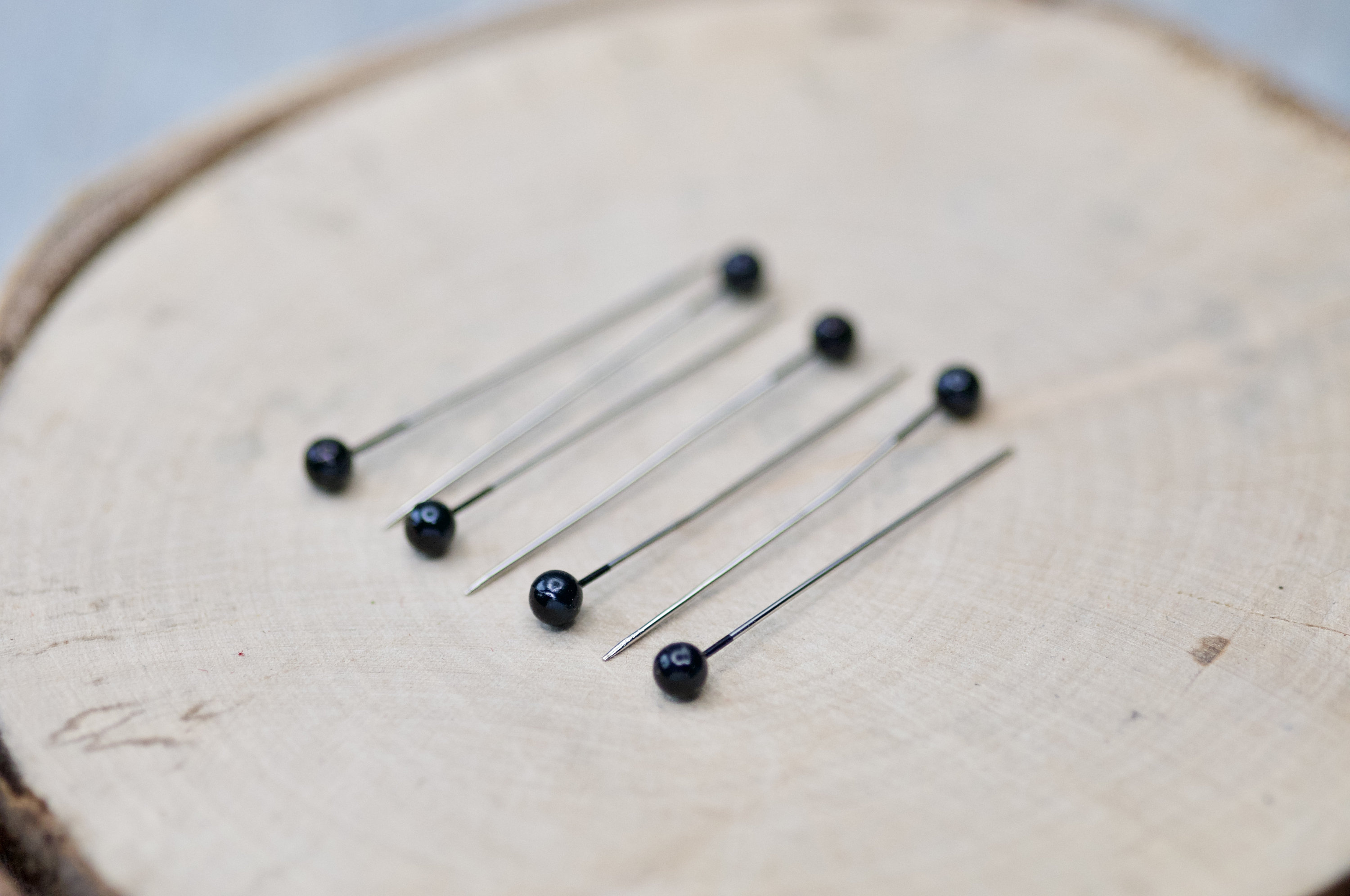 4cm Black Ball Point Pins Craft Pins Quilting Pins Craft | Etsy