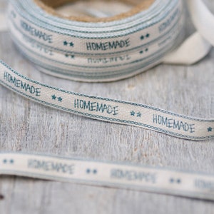 Homemade Cotton Ribbon, 1cm Thick, 10m Long, Rustic Ribbon, Decortive ...