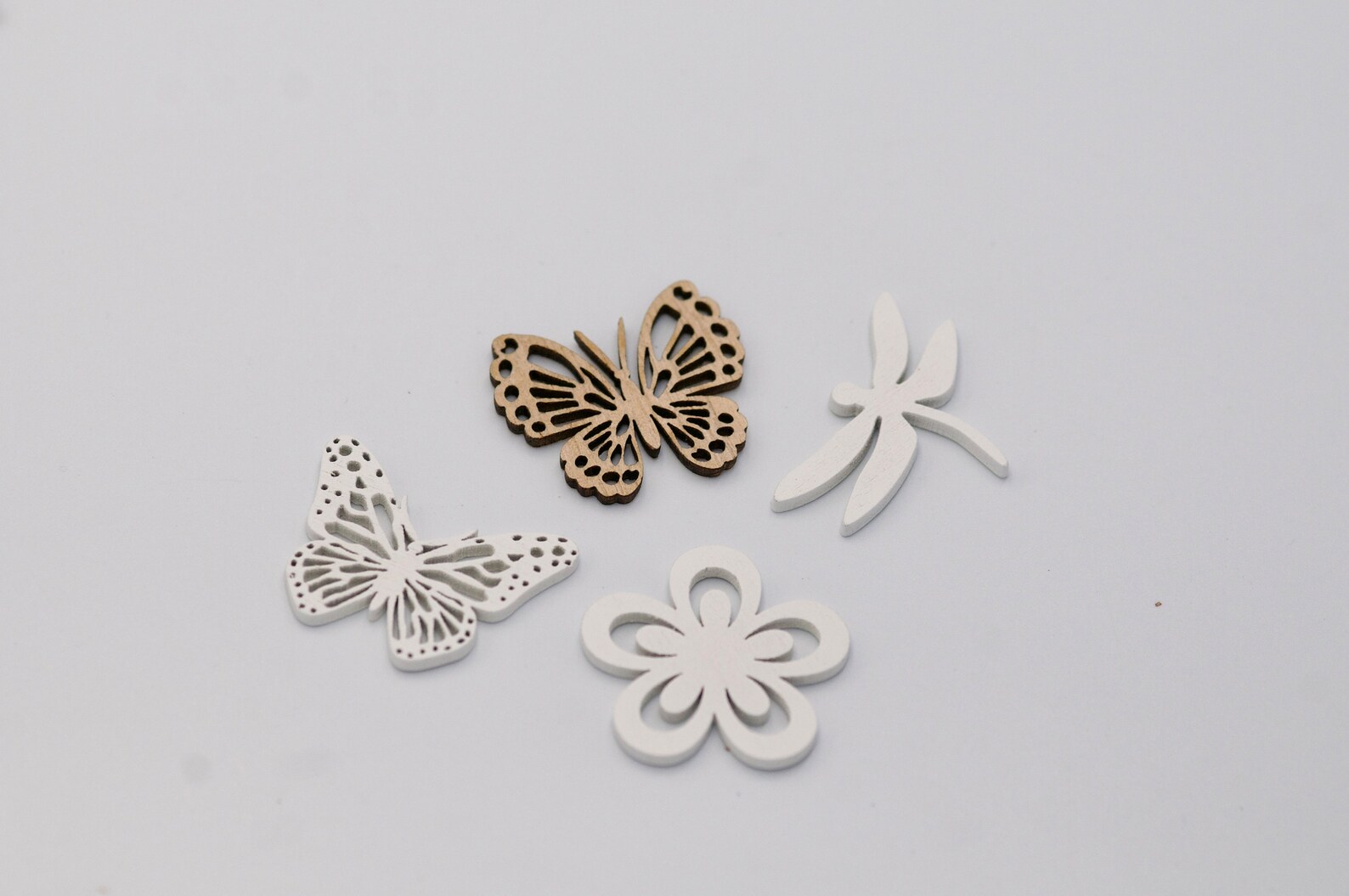 Mix of 16pics Wooden Animal and Flower Cut Outs, Spring Decor ...