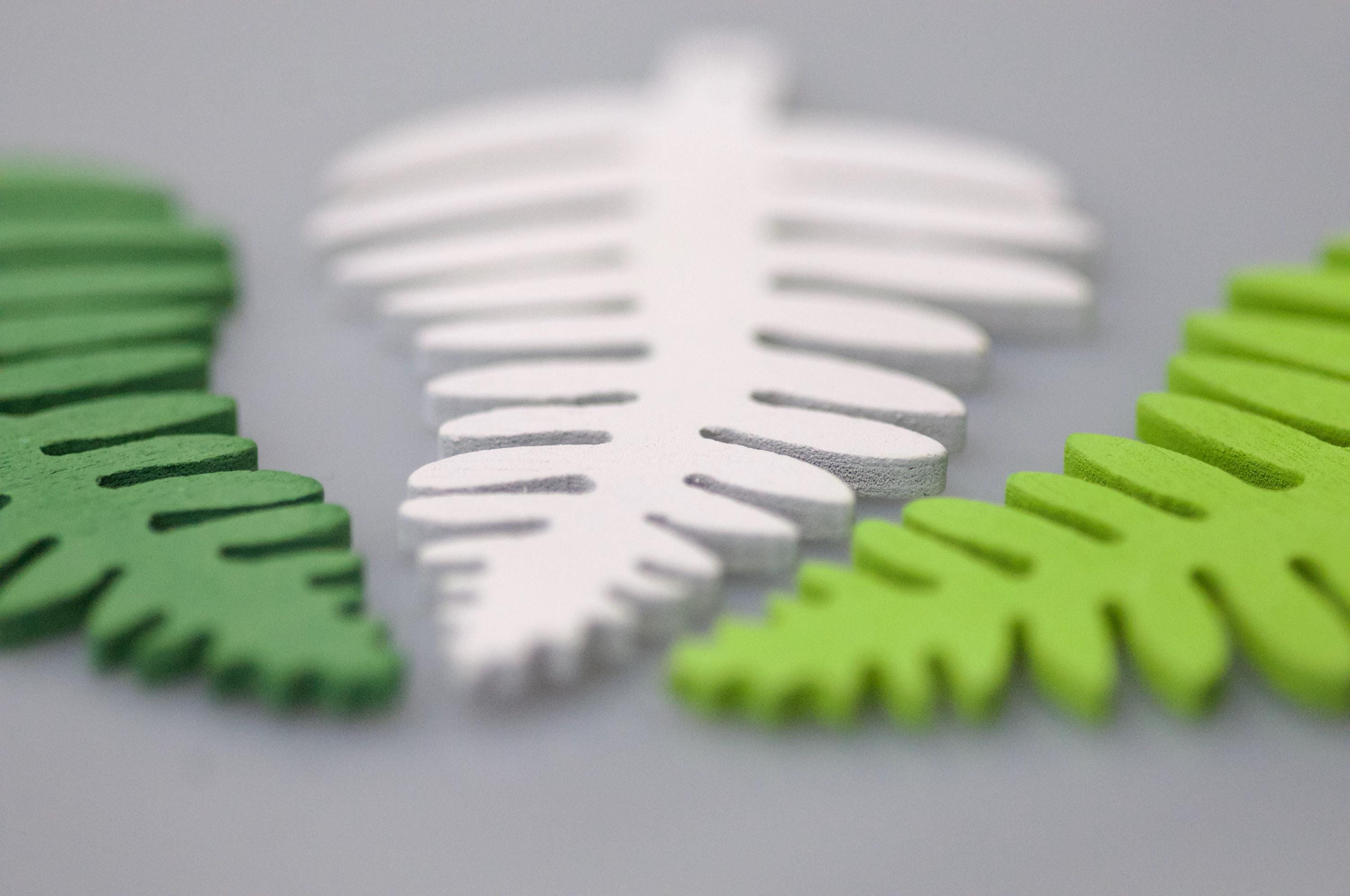 Wooden Fern Leaf Ornaments: Rustic Fall Decor, 12 Piece Set - Etsy