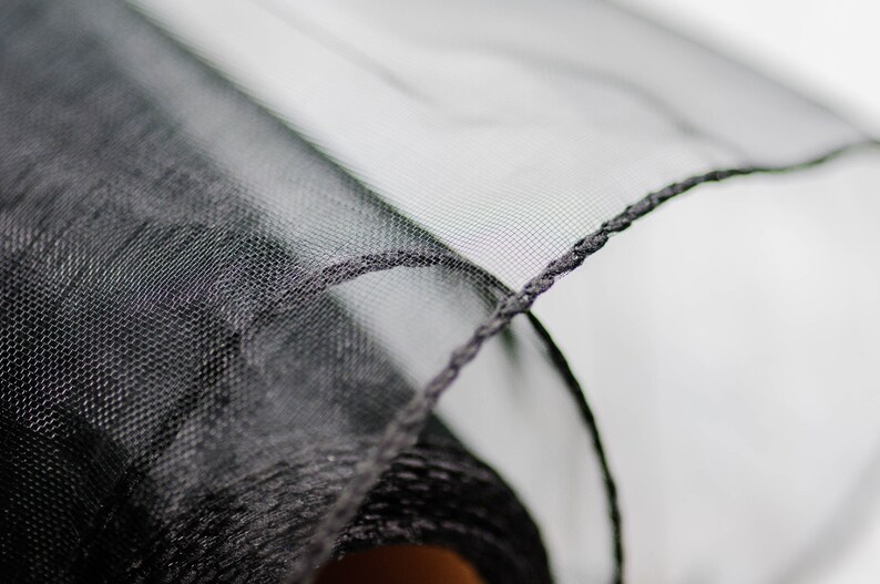 Black Wedding Ribbon Sheer Organza Ribbon 4.7 Wide - Etsy