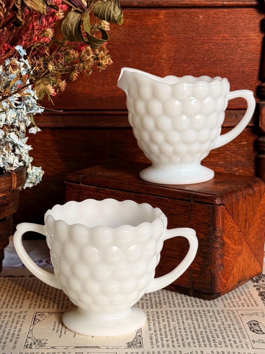 Interesting Info About Vintage Milk Glass Creamer