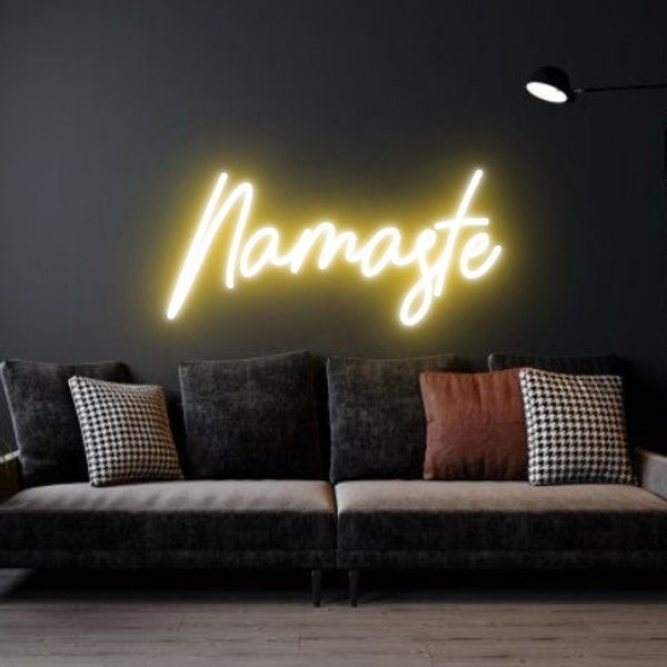 Namaste Sign - Etsy