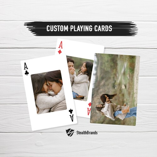 Custom Printed Playing Cards - Etsy