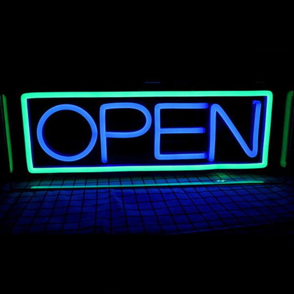 Lighted Open Sign - Etsy