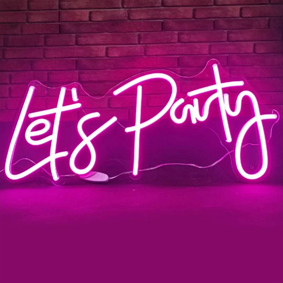 Custom Neon Signs Bar Party Neon Sign Beautiful LED Neon Sign Neon ...