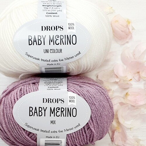 DROPS Baby Merino Knitting Yarn Superwash Treated Extra Fine - Etsy