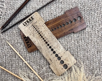 Multipurpose Knitting Needle and Swatch Gauges Ruler by - Etsy