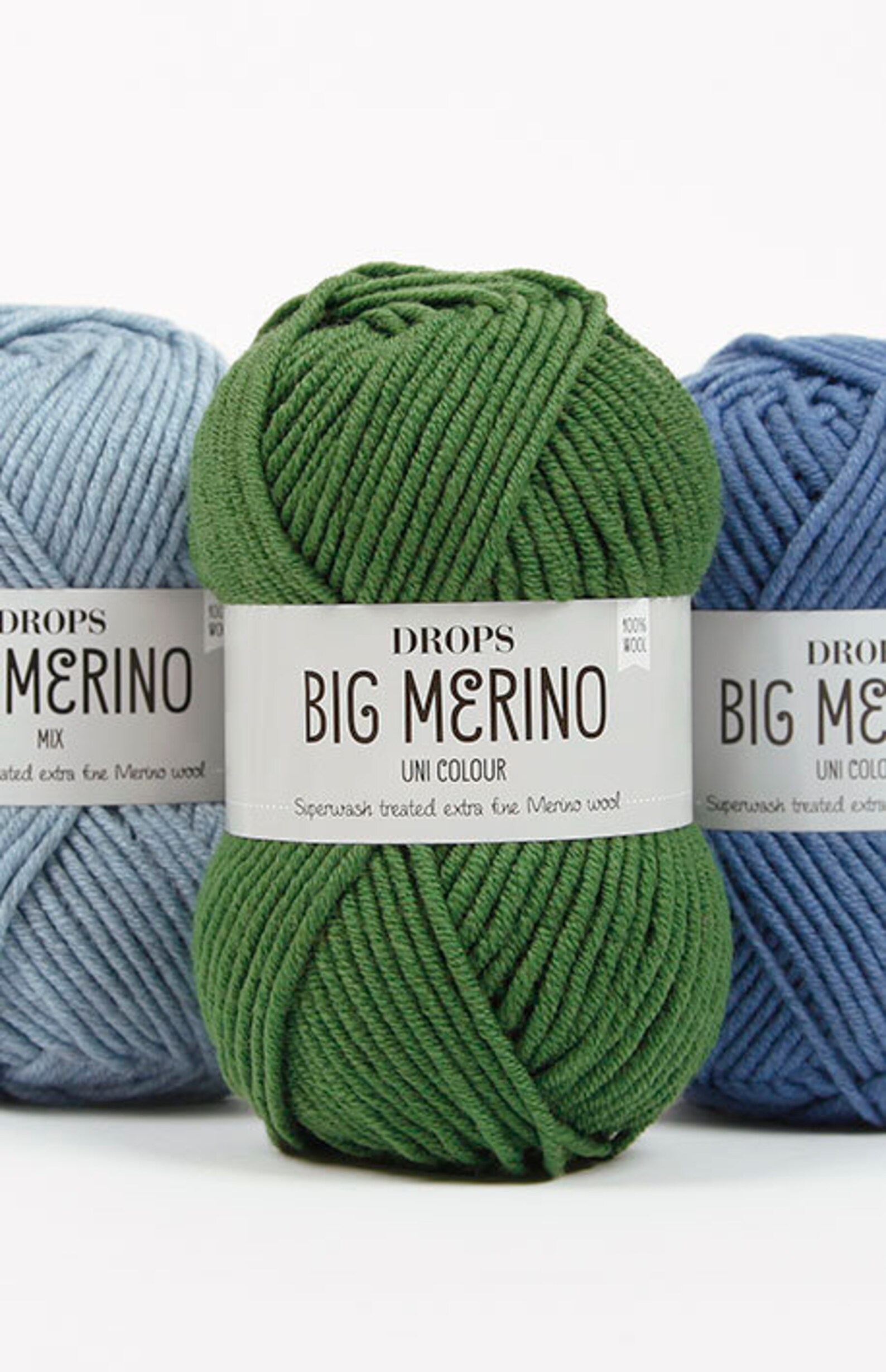 DROPS Big Merino Knitting Yarn Superwash Treated Extra Fine - Etsy