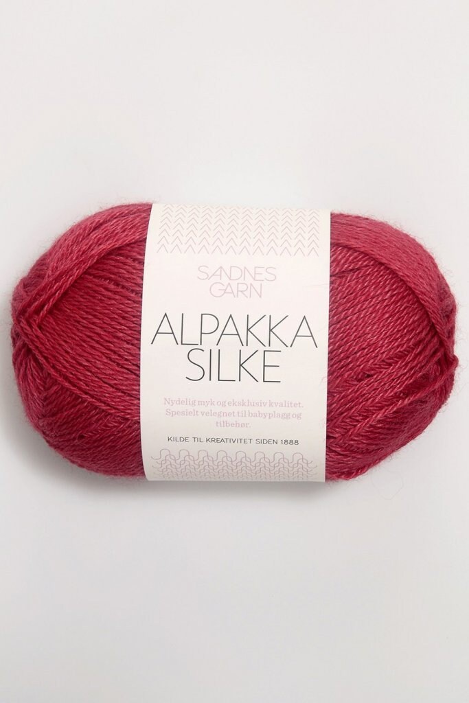 SANDNES GARN Alpakka Silke Knitting Yarn Beautiful Norwegian | Etsy