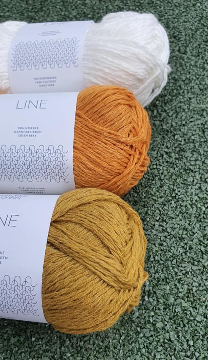 SANDES GARN Line Knitting Yarn Beautiful Norwegian | Etsy