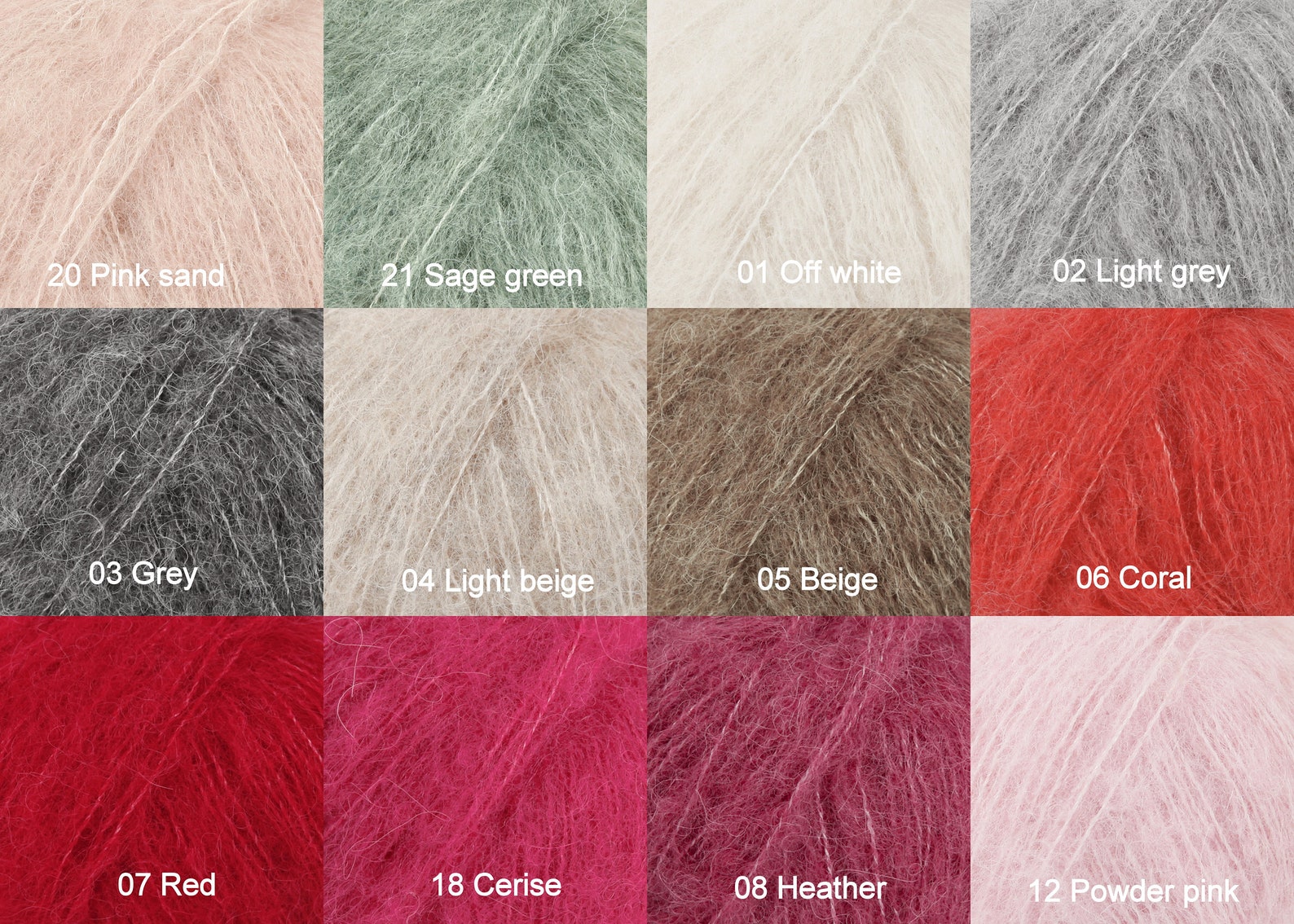 DROPS Brushed Alpaca Silk Knitting Beautiful Soft Yarn Aran | Etsy