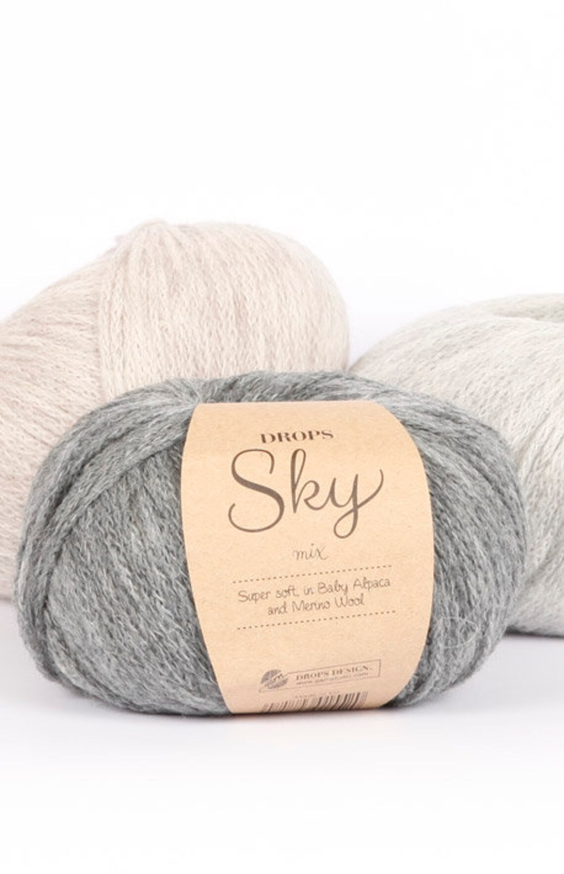 DROPS Sky Knitting Yarn Super Soft and Lightweight in Baby - Etsy