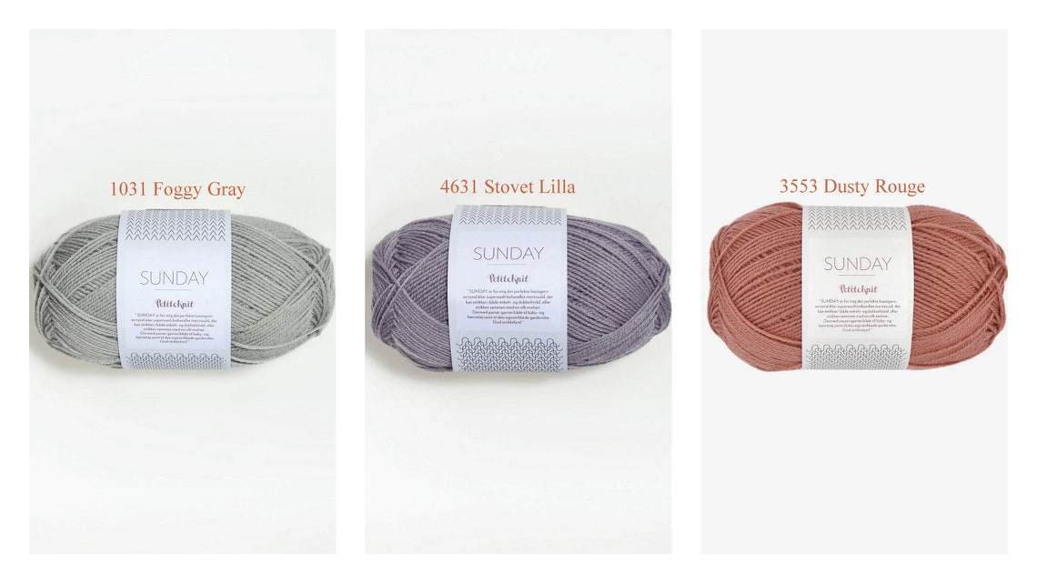 SANDNES GARN SUNDAY by Petiteknit Knitting Yarn Summer Yarn - Etsy
