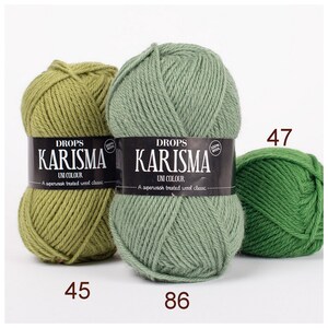 DROPS Karisma Superwash Knitting Yarn, Wool Classic PURE Yarn, DK ...