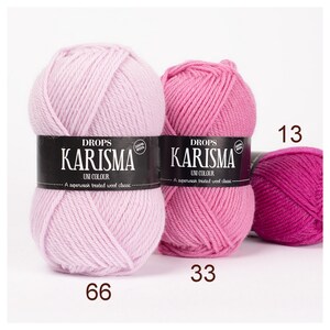 DROPS Karisma Superwash Knitting Yarn, Wool Classic PURE Yarn, DK ...