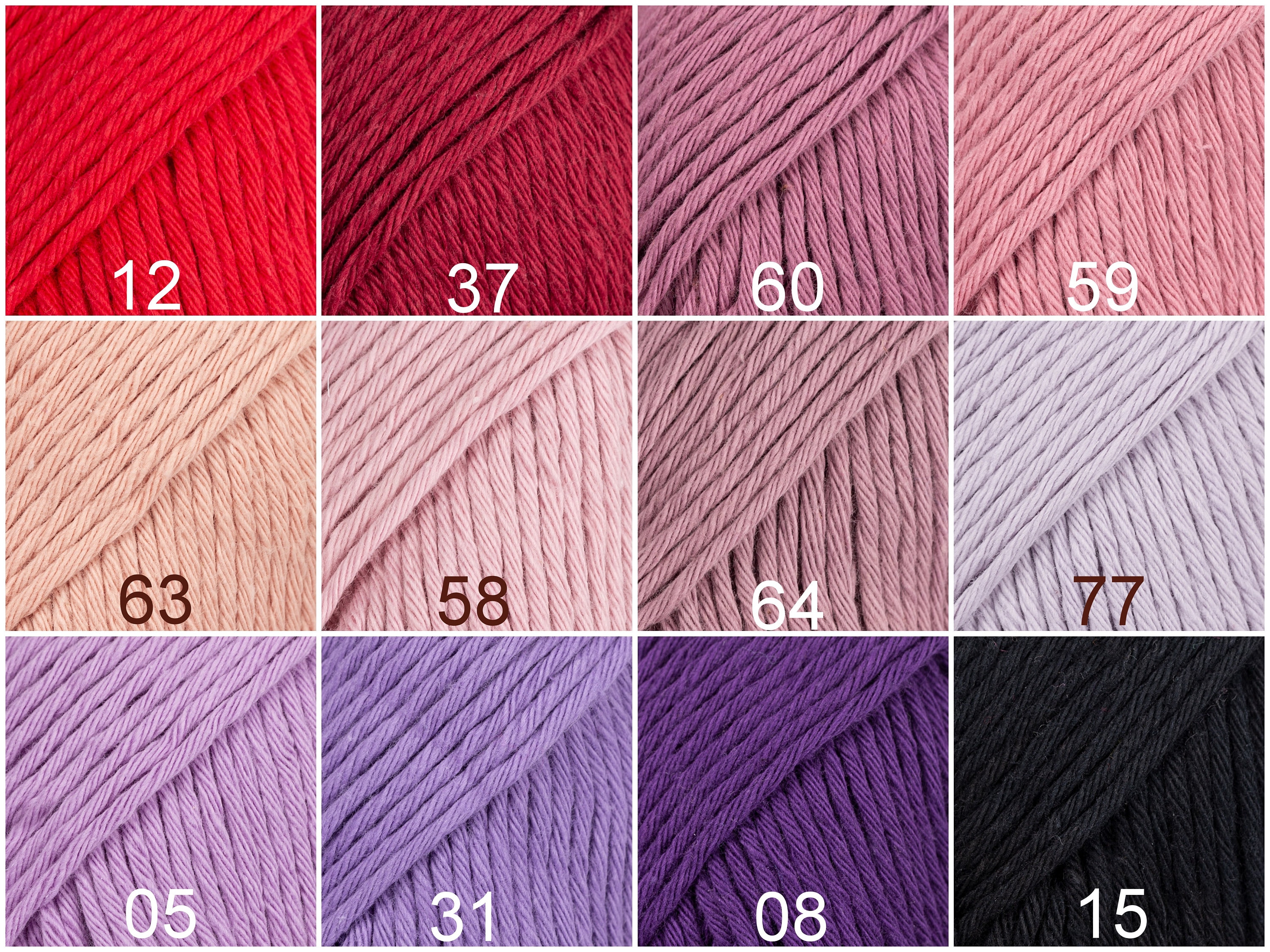 DROPS Paris Cotton Yarn, Aran Worsted Weight, Knitting Crochet Yarn - Etsy