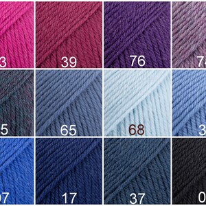 DROPS Karisma Superwash Knitting Yarn, Wool Classic PURE Yarn, DK ...