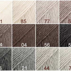 DROPS Karisma Superwash Knitting Yarn, Wool Classic PURE Yarn, DK ...