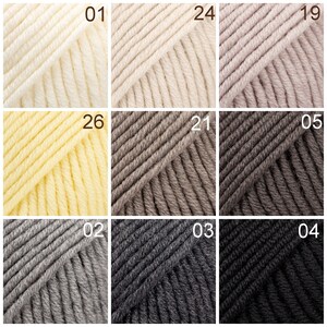 DROPS Big Merino Knitting Yarn Superwash Treated Extra Fine Merino Wool ...