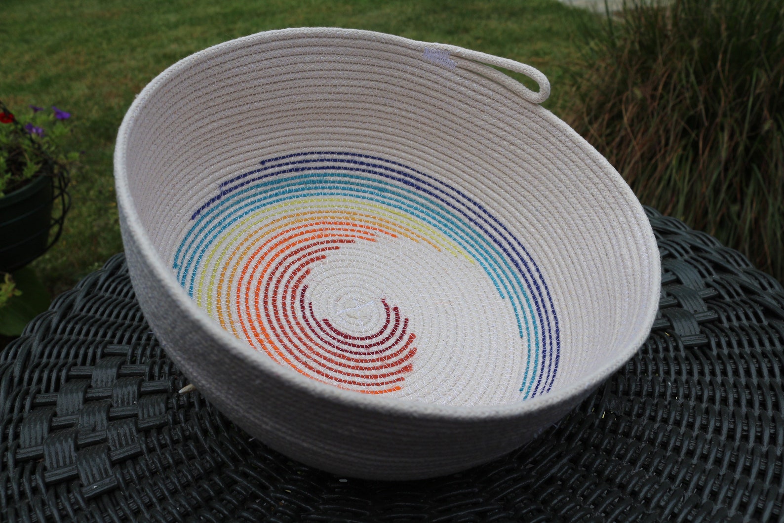 Handmade Rope Basket, Storage Basket, Home Decor, Made in USA - Etsy