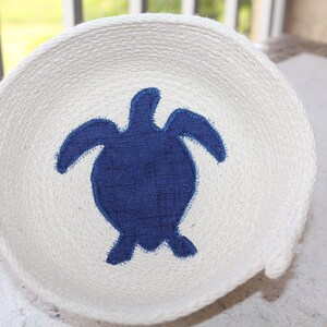 Handmade Rope Basket - Nautical Turtle - Small, Turtle Basket, Home ...
