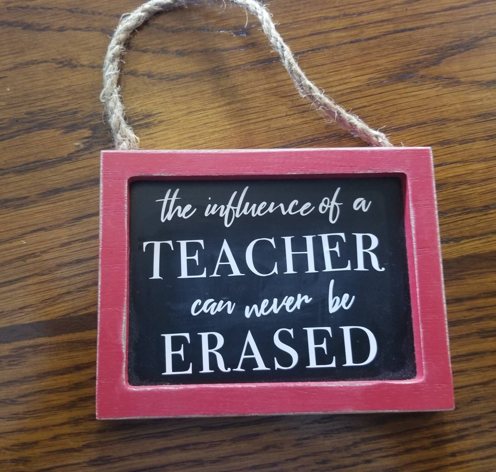 Teacher Chalkboard Christmas Tree Ornament. Teacher Gift - Etsy