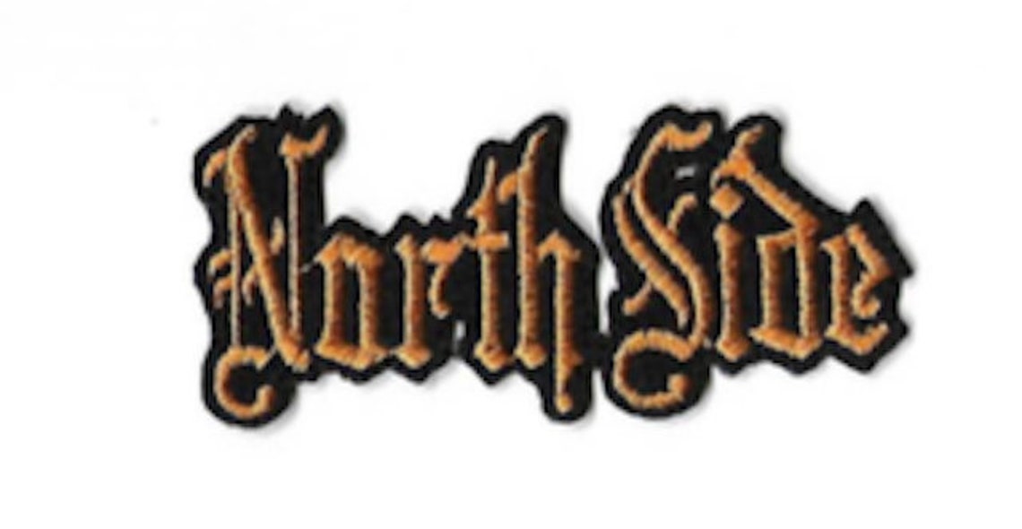 North Side NorthSide Old English Letters Small Patch Size | Etsy
