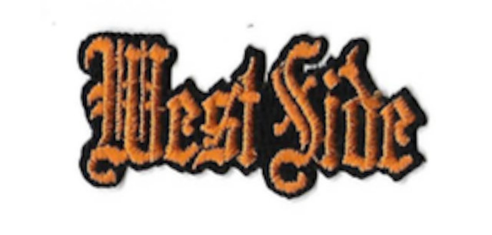 West Side WestSide Old English Letters Small Patch Size | Etsy