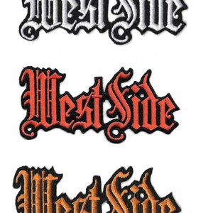 West Side Old English Patch | Etsy