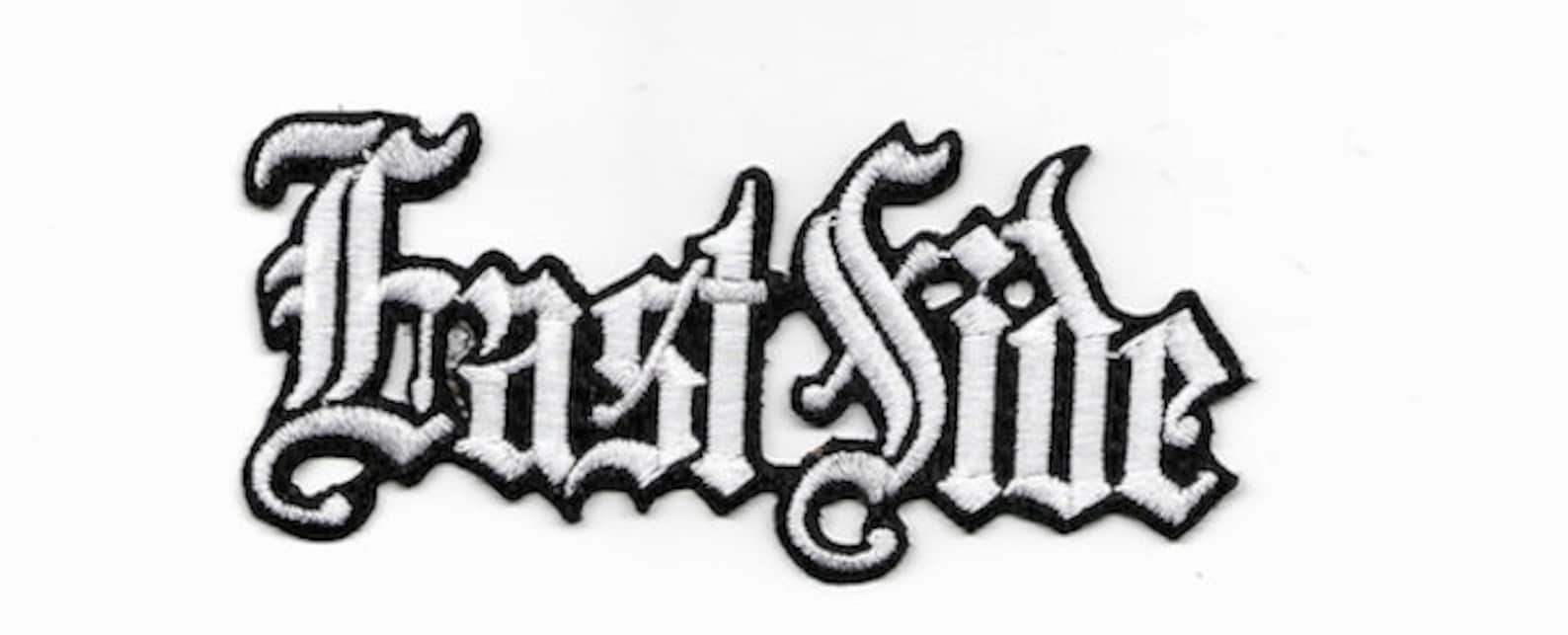 Eastside Old English Embroidered Patch Letters Iron on or Sew - Etsy