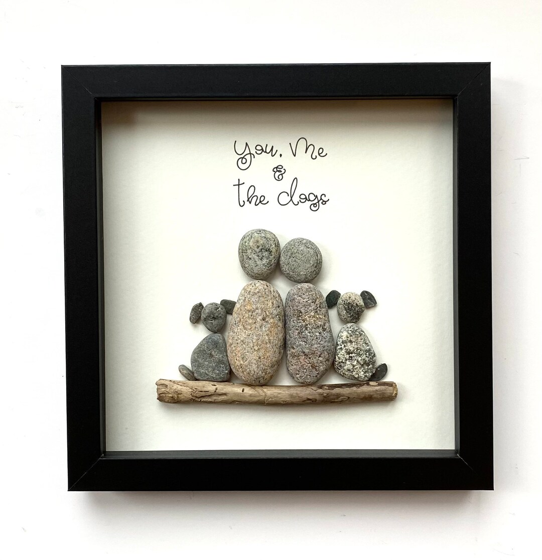 Dog Pebble Art - Etsy