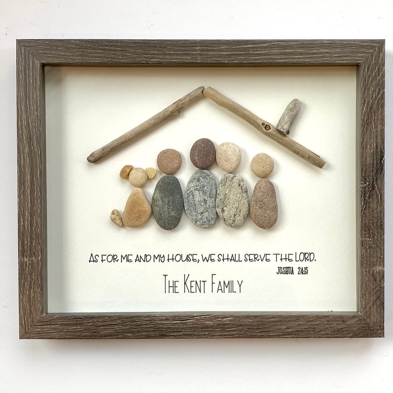 Pebble Art My Family - Etsy