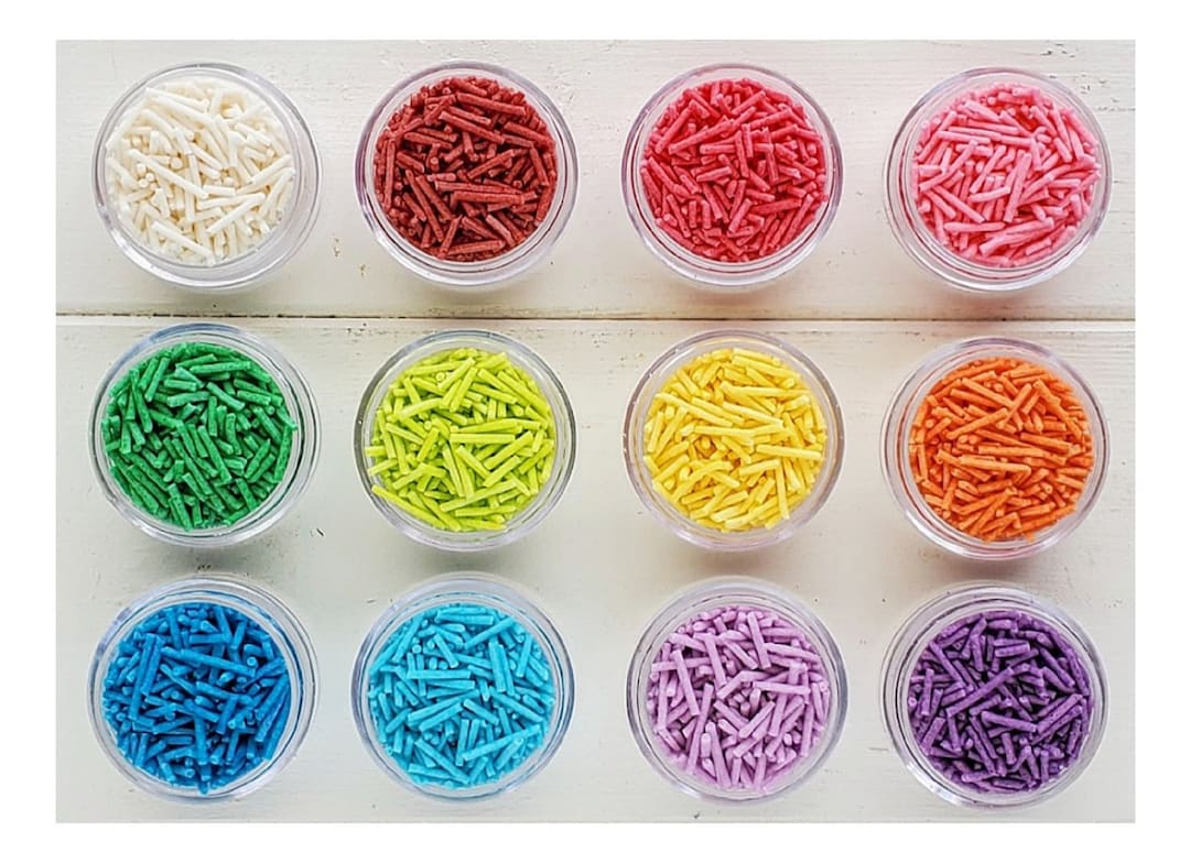 Keto Sugar Free Rainbow Sprinkle Sample Pack - Whimsical & Delicious - Etsy