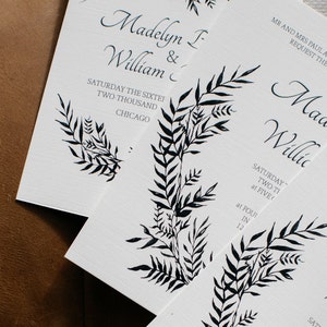 Classic 5x5 Wedding Invitation Template, INSTANT DOWNLOAD, With Photo ...