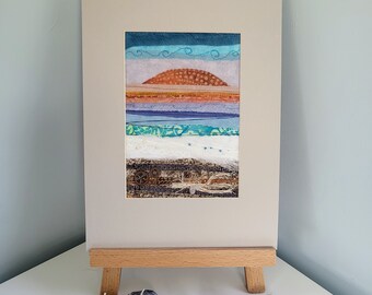 Sunset Textile Art - Etsy